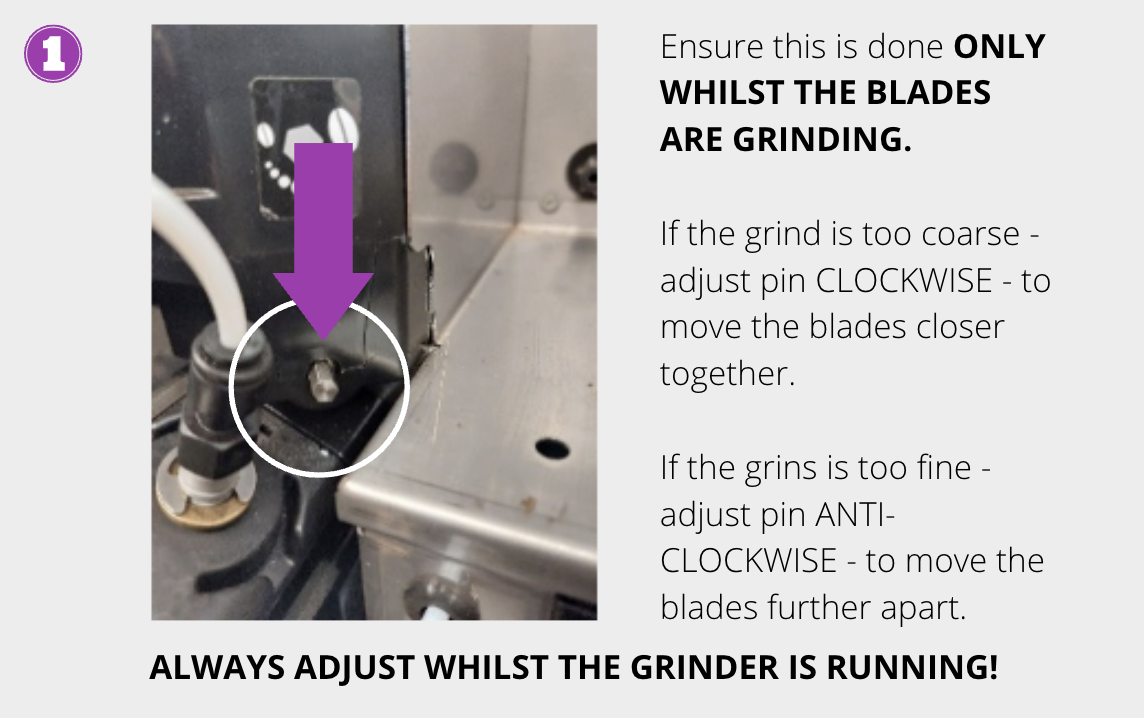 23 – Calibration of Grinder Blades – WeSupport